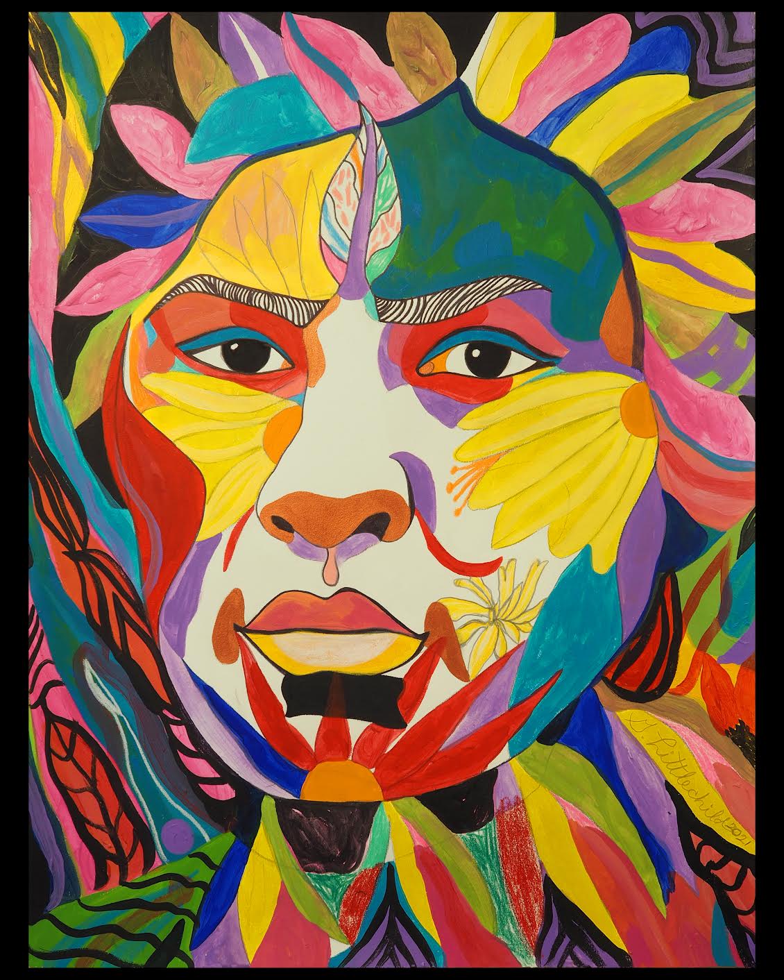 A Cathedral of Color for the Matriarch, 2021 - George Littlechild ...